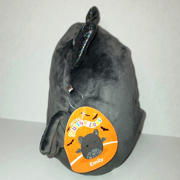 Squishmallows | Toys | Emily Black Sparkly Belly Bat Original ...